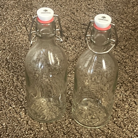 Not sure | Kitchen | Fermentation Bottles With Reusable Lids 6 Ounce ...